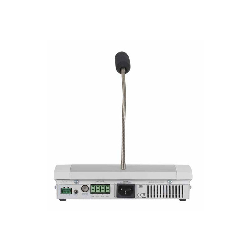 Console compacte auto-alimentée avec source de musique et microphone.