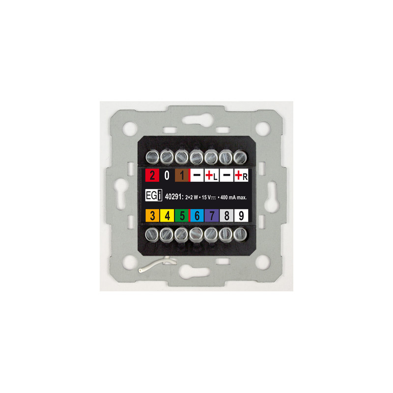 Control unit with intercom, graphic screen and FM RDS + IR