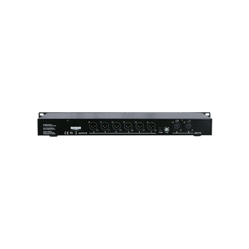 Active crossover processor - 1 rack 2 Line in & 3 Line out connection ...