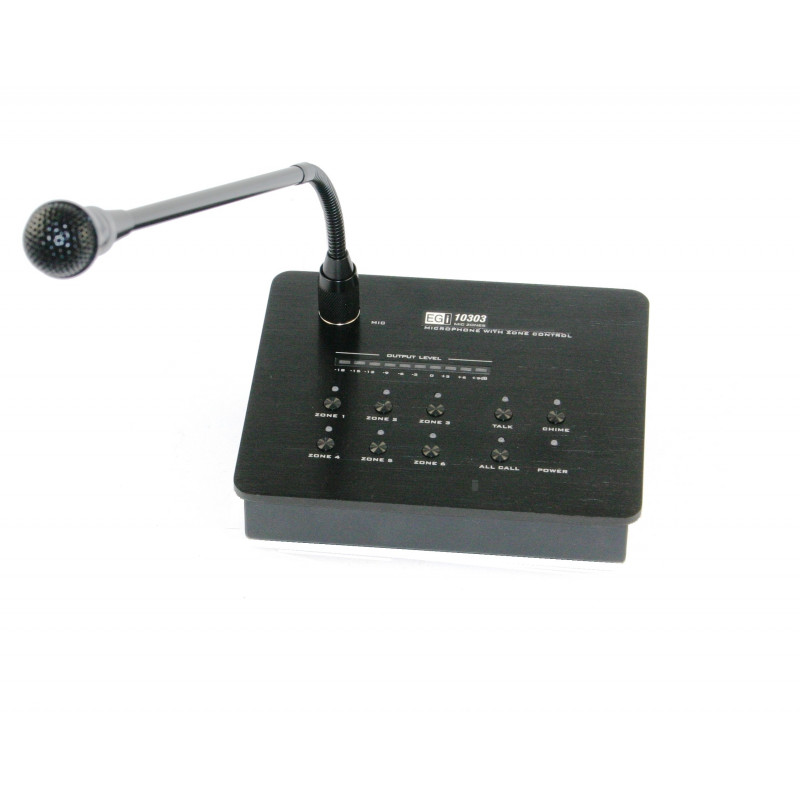 6-zone microphone desk