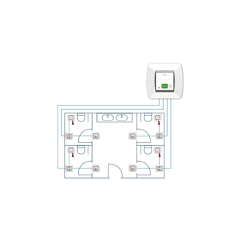 4-zone alarm repeater module