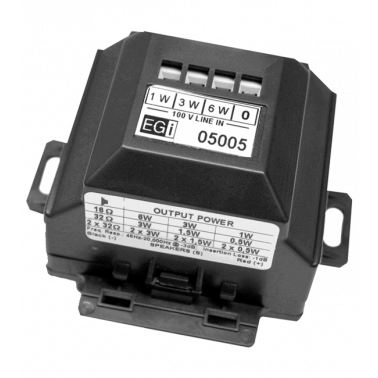 Transformer 100 V line 6 W, 3 W, 1 W - 16 Ω output