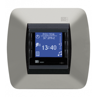 Control unit with intercom, graphic screen and FM RDS + IR